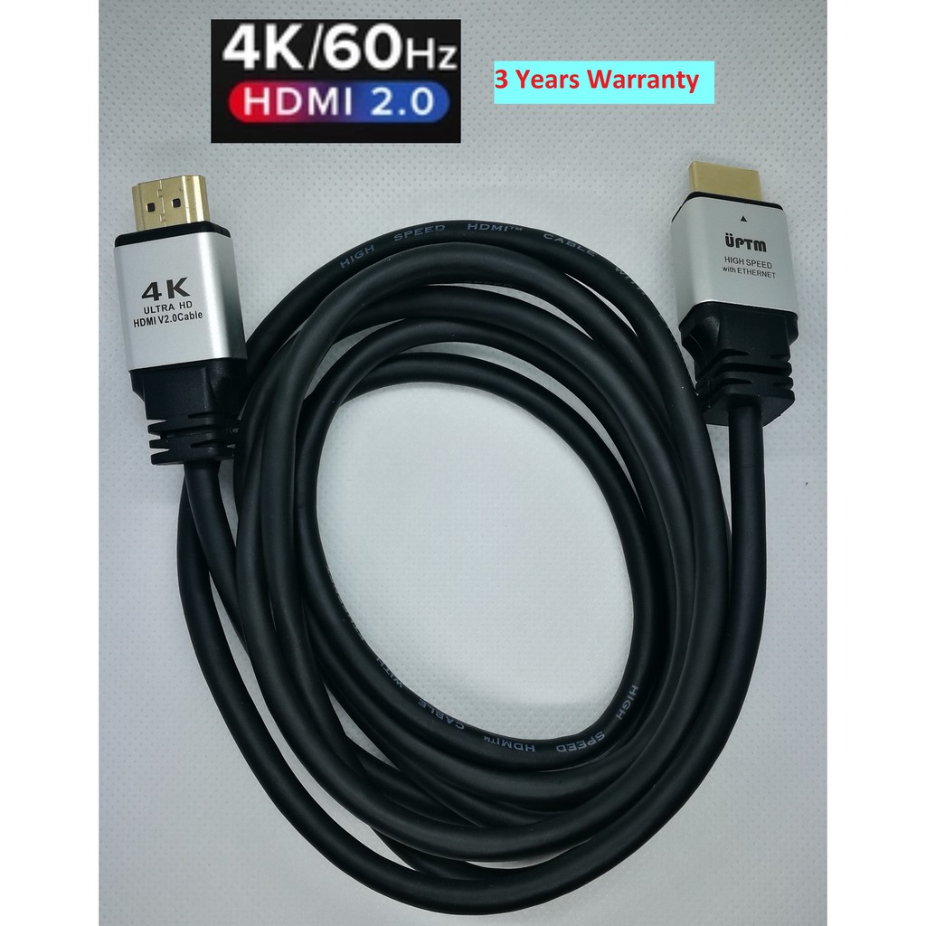 UPTM HDMI 2.0v High Speed 4K Cable | Shopee Singapore