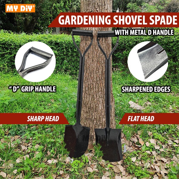 DIY Online4u - Garden Shovel Metal Handle Cangkul Skop Pasir Garden ...