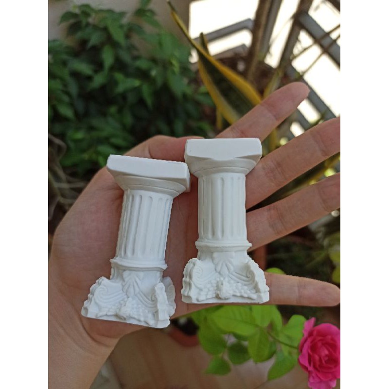 Greek mini Plaster Pillar [Mici decor] decorative and photography ...