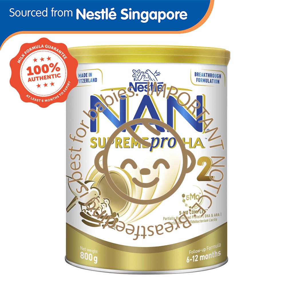 Nestle NAN SupremePro H.A.Stage 2 Follow-On Milk Formula 800g - From 6 ...