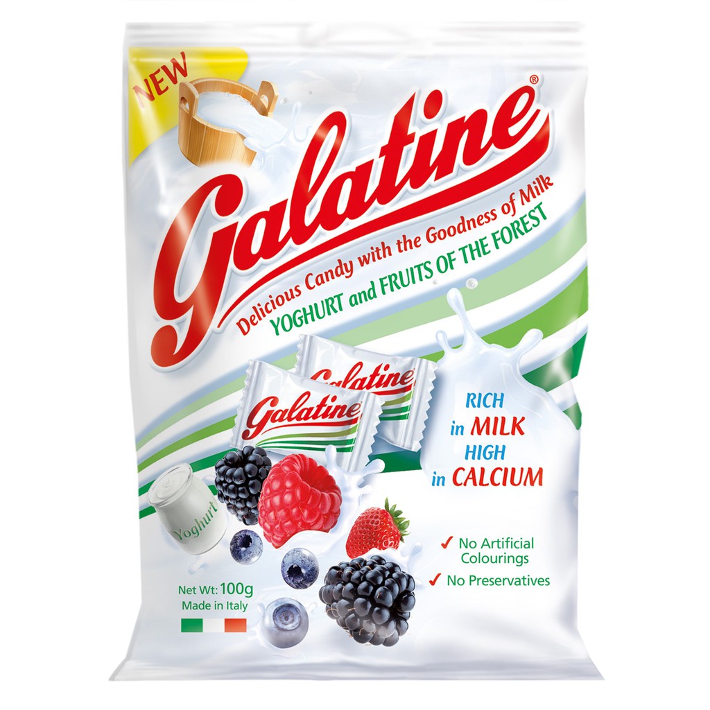 Galatine Milk Candy Forest Fruits, 100G | Shopee Singapore