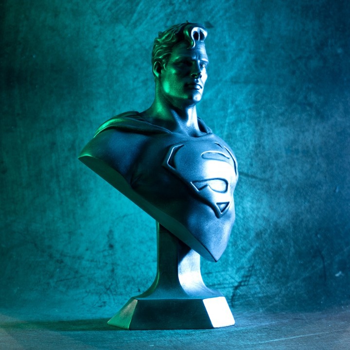 Superman Head Statue 3D Printed | Shopee Singapore