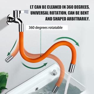 Adjustable Water Tap Extension 360 Rotate Faucet Extension Extender ...