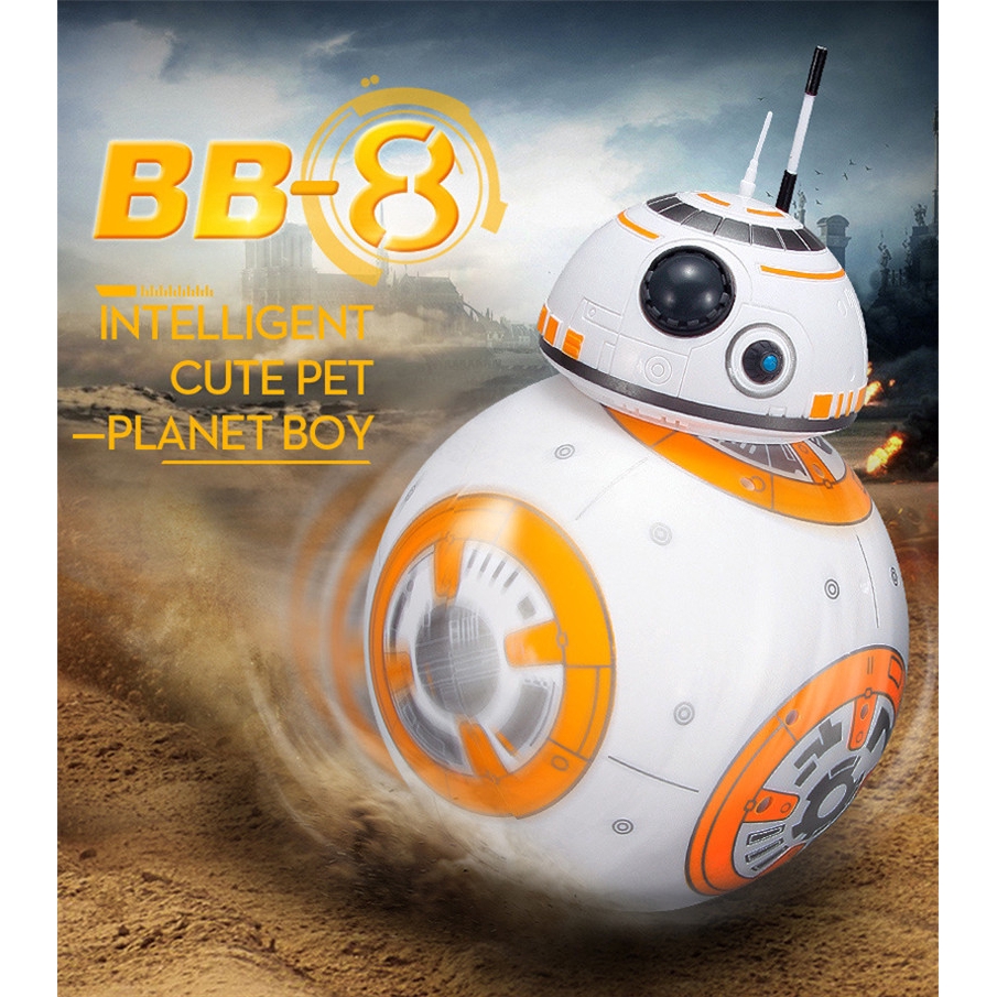Star Wars BB-8 2.4GHZ Intelligent Remote Control Robot Model Toy Best ...