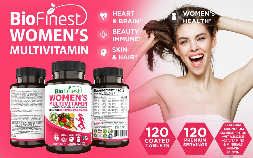 Biofinest Men’s Multivitamin Multimineral Supplement Vitamins A B C E D ...