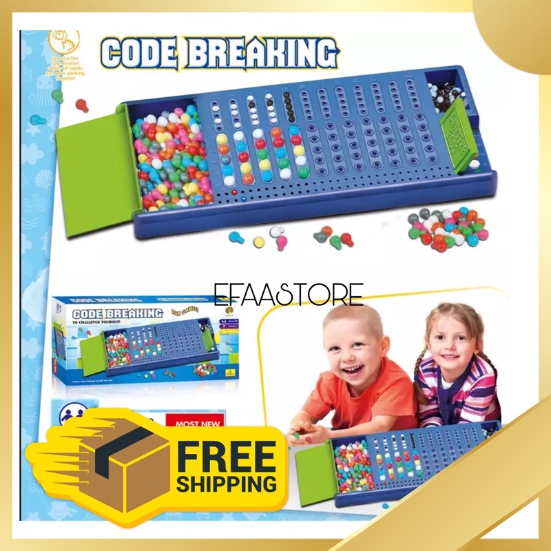 Code Breaking Board Game Kids Game Mastermind Puzzle Logically Unveil ...