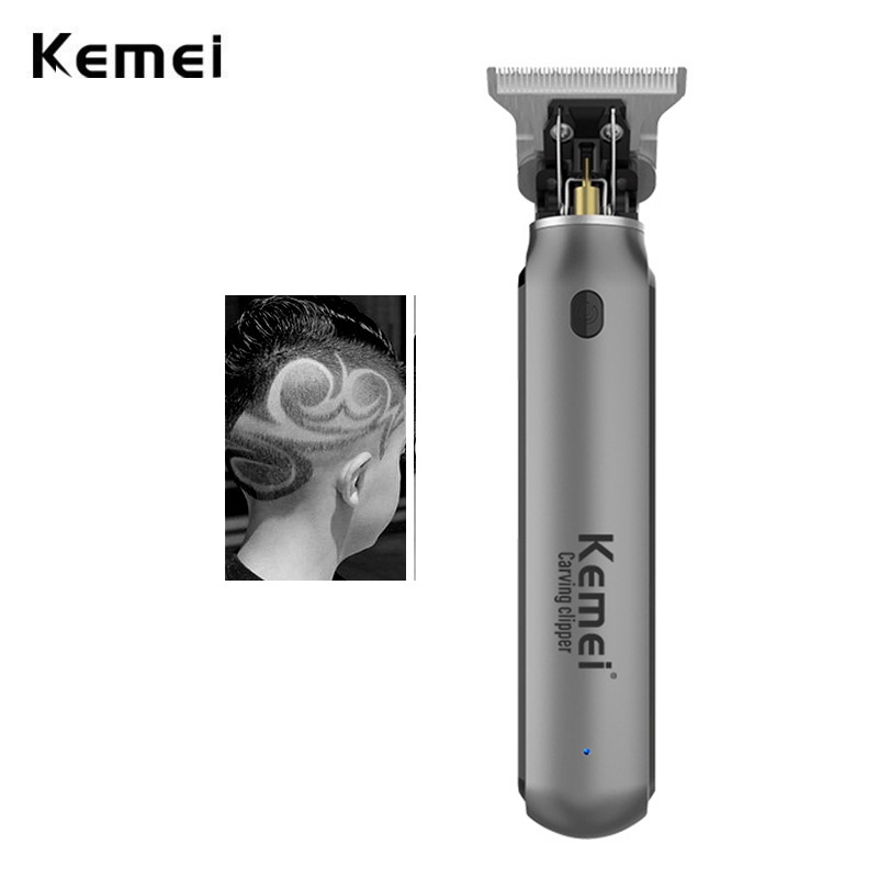 Kemei Hair Liners Clippers Men Beard Trimmer Zero Gapped T-Blade Hair ...