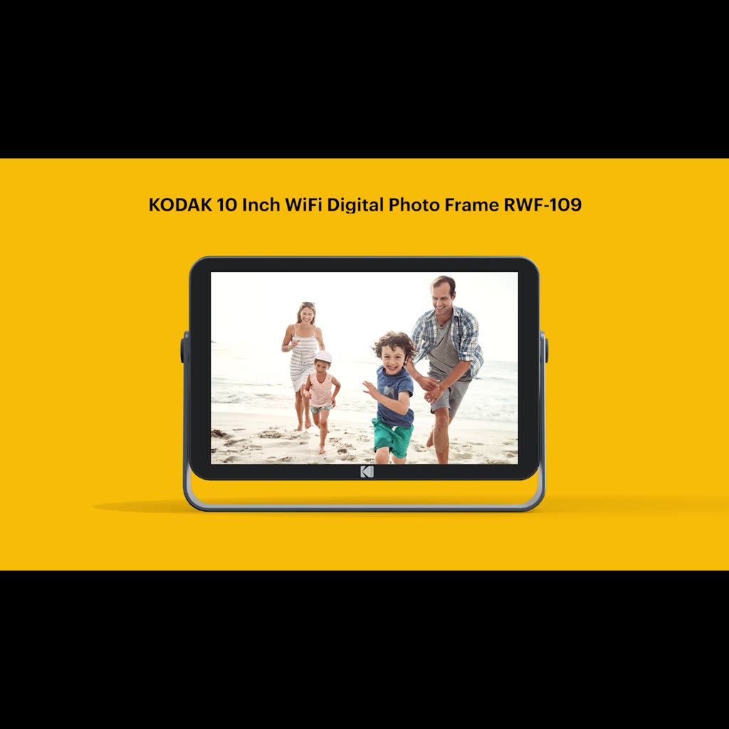 Kodak RWF-109 WiFi Digital Photo Frame 10.1-inch FHD Touch Screen 1920x1200 Resolution Metal ...