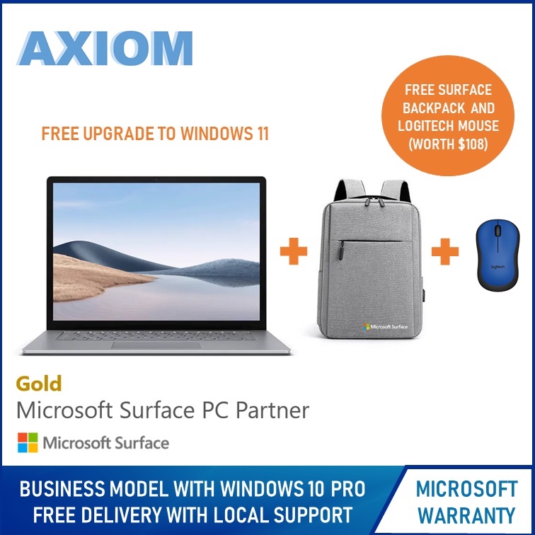 Microsoft Surface Laptop 4 – 15" in Platinum by Axiom IT (Business ...