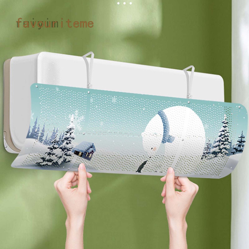 Air Conditioner Wind Deflector Adjustable Air Windshield Cooled Baffle ...