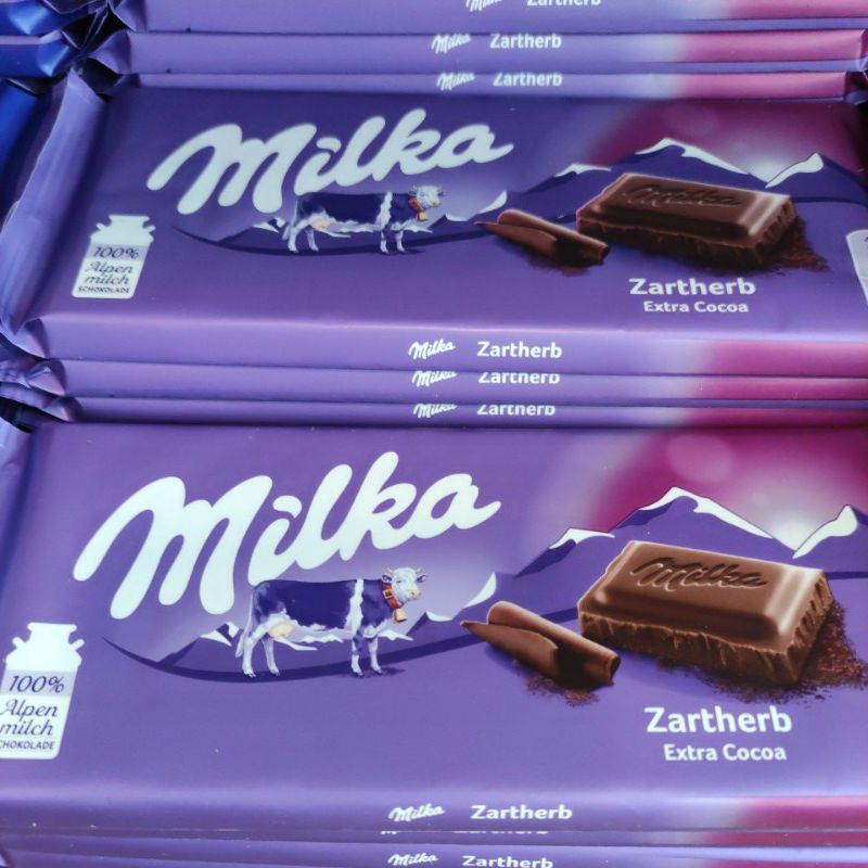 MILKA Chocolate Bar 100g Extra Cocoa (Germany) | Shopee Singapore