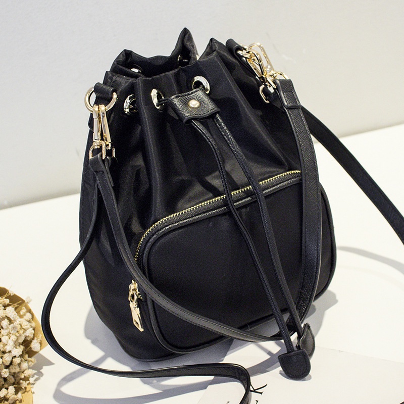 Drawstring Women Beg Bags Oxford Beg Sling Bags Ladies Bucket Shoulder ...