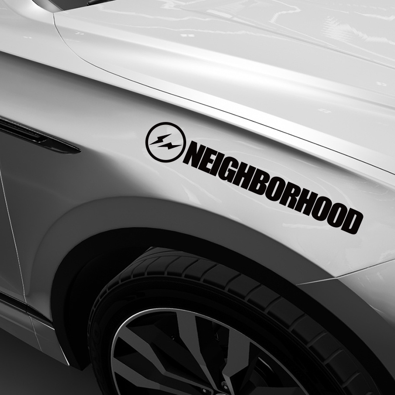P-A495. NHD Lightning Sticker NEIGHBORHOOD Side Skirt Decoration ...