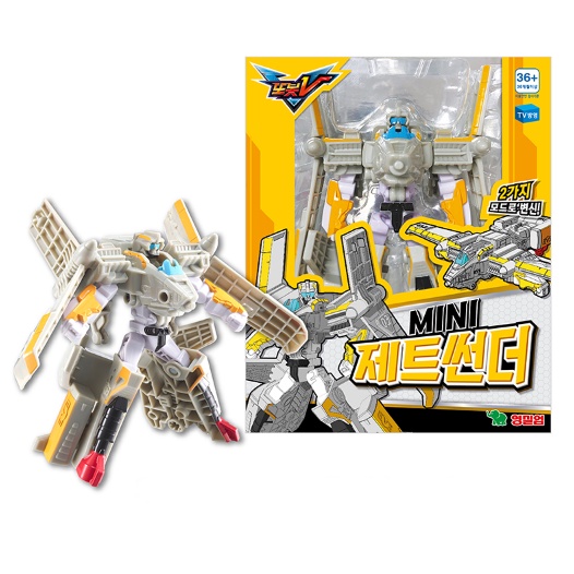 [TOBOT]Mini Jet Thunder Transforming Robot and Plane | Shopee Singapore