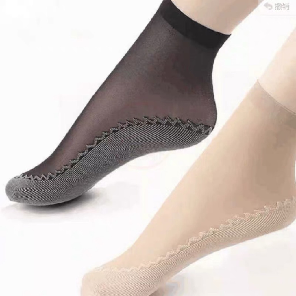 Stockings Ankle Socks Women Anti-Slip Cotton Sole Ankle Stockings ...