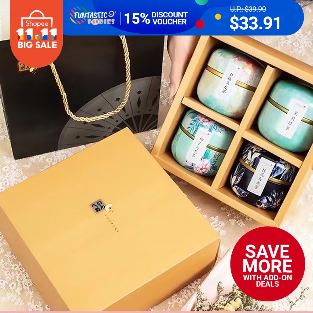 [SG Ready Stock] Assorted Flavours Premium Boutique Tea Bags Gift Set ...