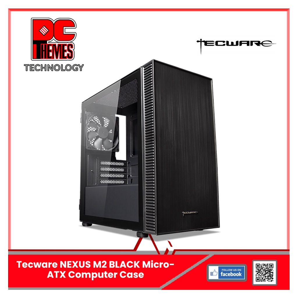 Tecware NEXUS M2 BLACK Micro-ATX Computer Case | Shopee Singapore