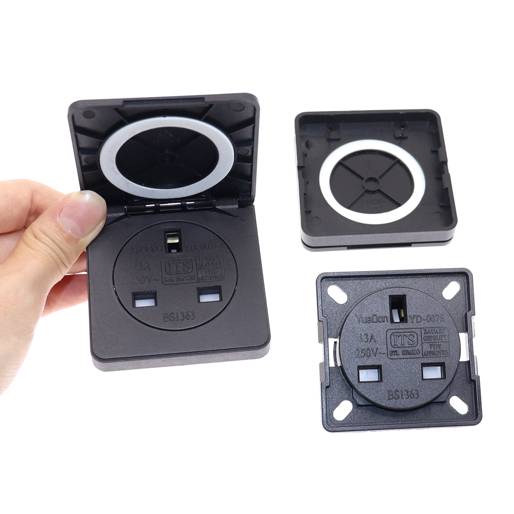 UK British Singapore Waterproof Industrial Socket 13A 250V IP44 AC ...