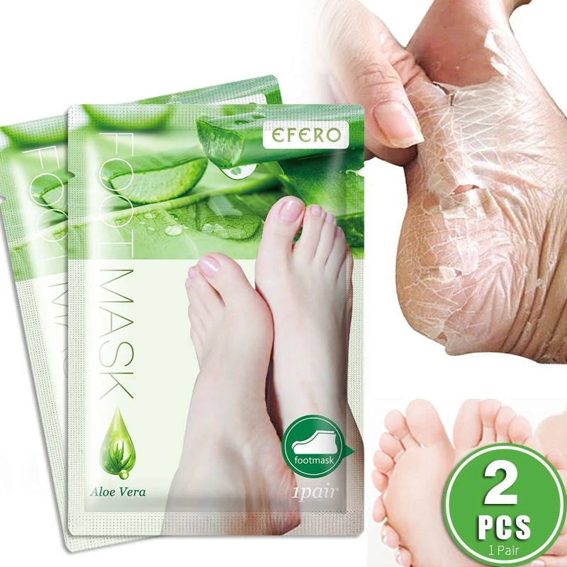 1 Pair Dead Skin Remover Feet Mask Exfoliating Heels Foot Mask Pedicure ...