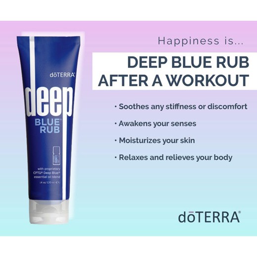 deep blue rub Doterra 舒缓霜 120ml ... muscle happy you happy GRAB it NOW ...
