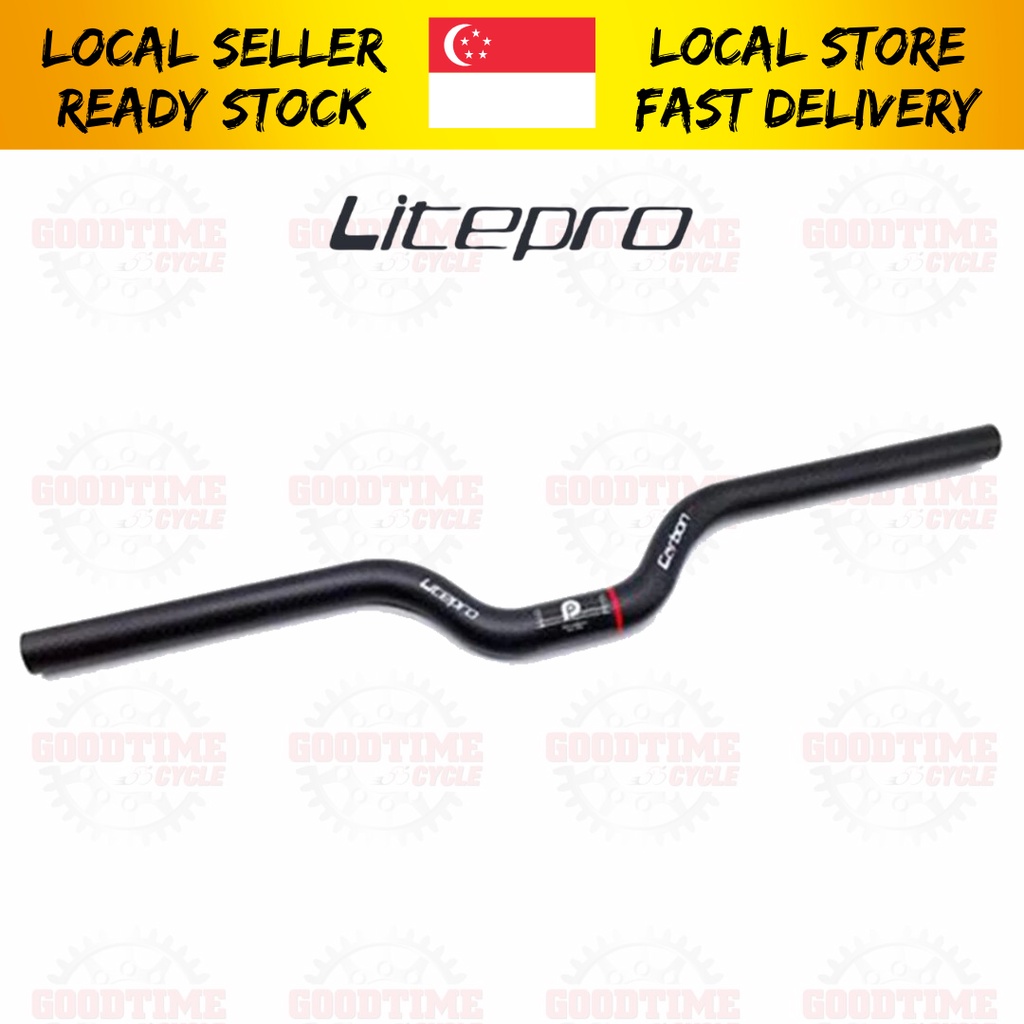 Litepro Carbon Fiber M Handlebar 25.4x580mm High Riser Handlebar Mid ...