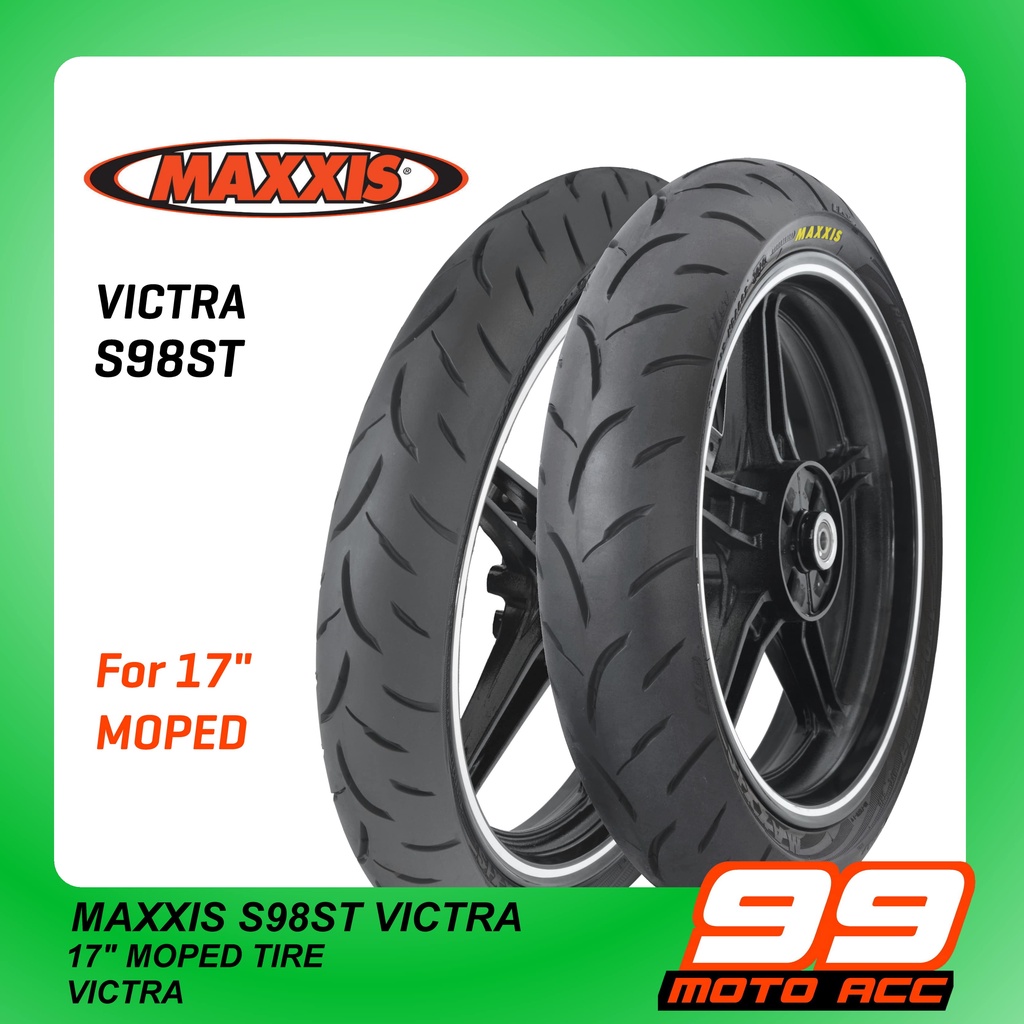 Maxxis Victra S98ST Racing Tubeless Tyre - 17 (Moped Use) | Shopee ...
