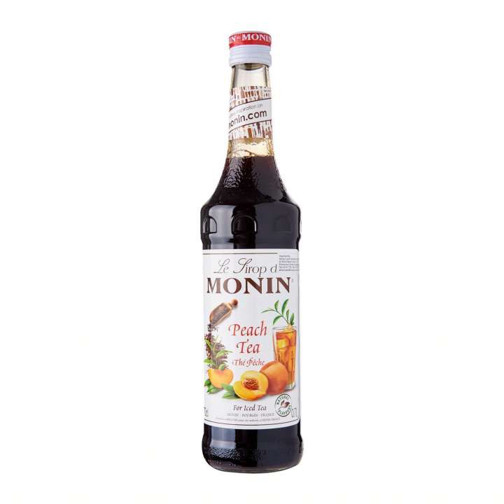 MONIN Peach Tea Syrup - 700ml | Shopee Singapore