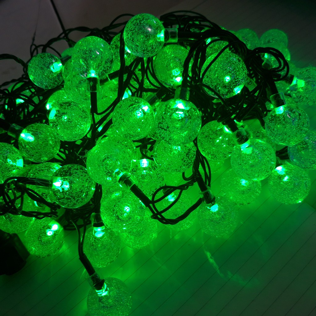 8m Green foam led light string (No flashing) | Shopee Singapore