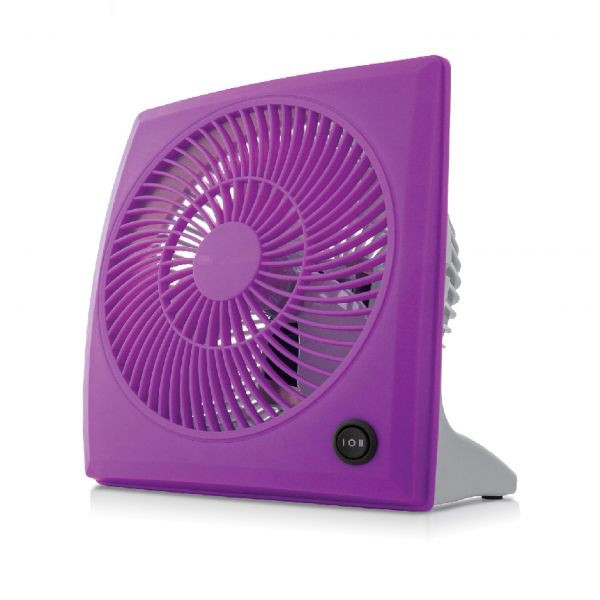 WIRATA 9" PERSONAL BOX FAN F-709 (PURPLE) | Shopee Singapore