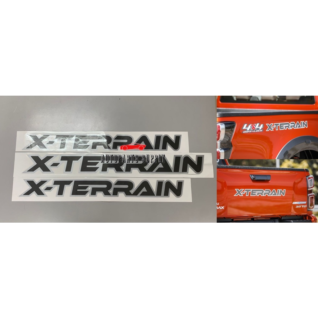 ISUZU D-MAX DMAX 2021 - 2023 X-TERRAIN STICKER SET | Shopee Singapore