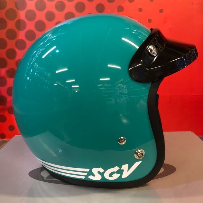 HELMET SGV P.GREEN ( WITHOUT VISOR ) | Shopee Singapore