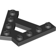 LEGO 15706 Black Bilateral Wedge Plate A-Shape 6054852 | Shopee Singapore