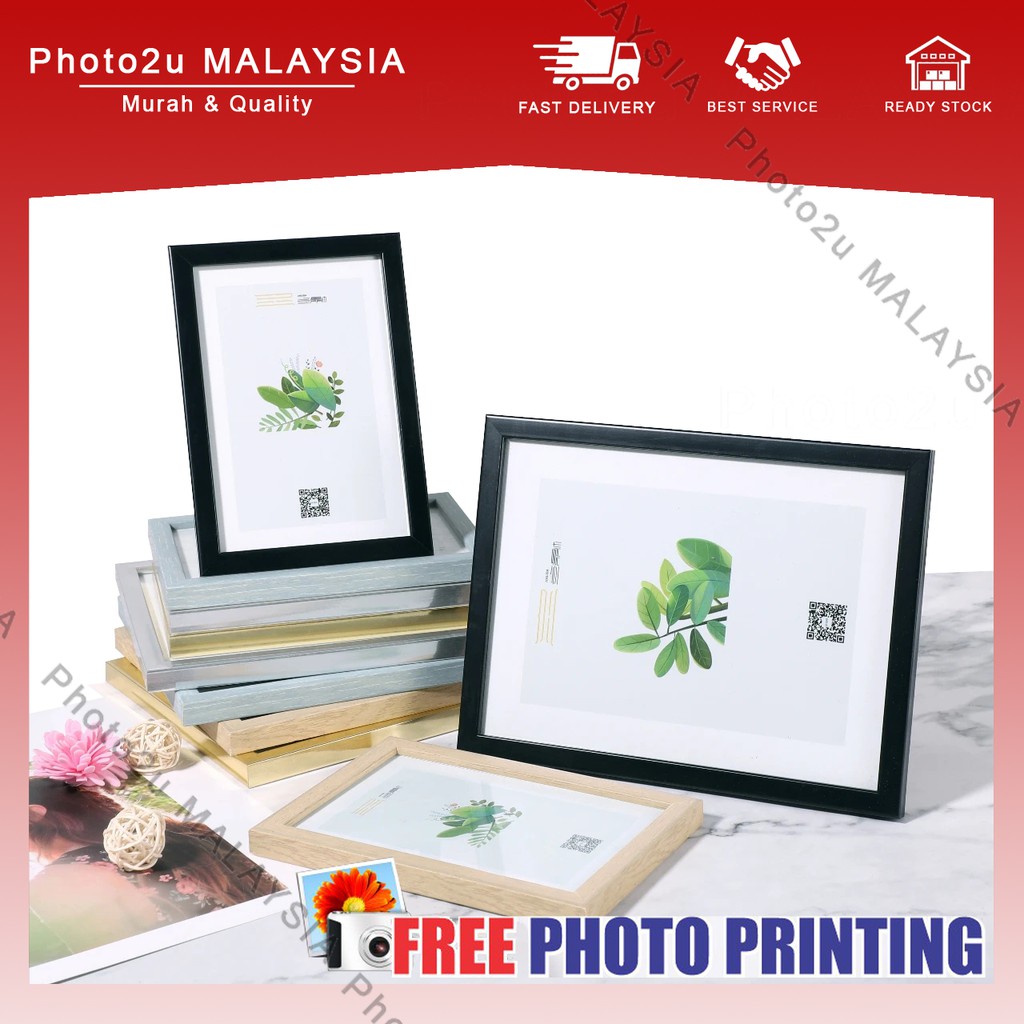 Gambar frame ️Free Photo Printing ️ 4R 6R 5R 8R 10R A4 A3 Photo Frame ...