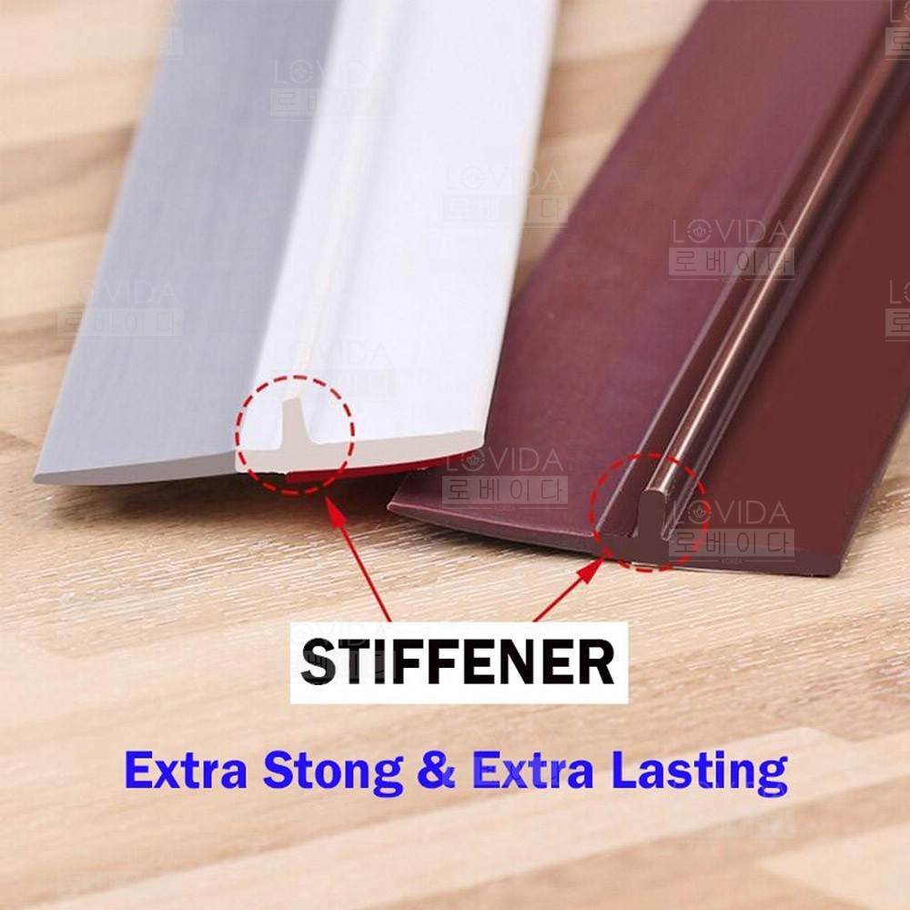 PRADO 1M Magic Door Gap Bottom Seal Guard Blocker Divider Gap PVC Strip ...