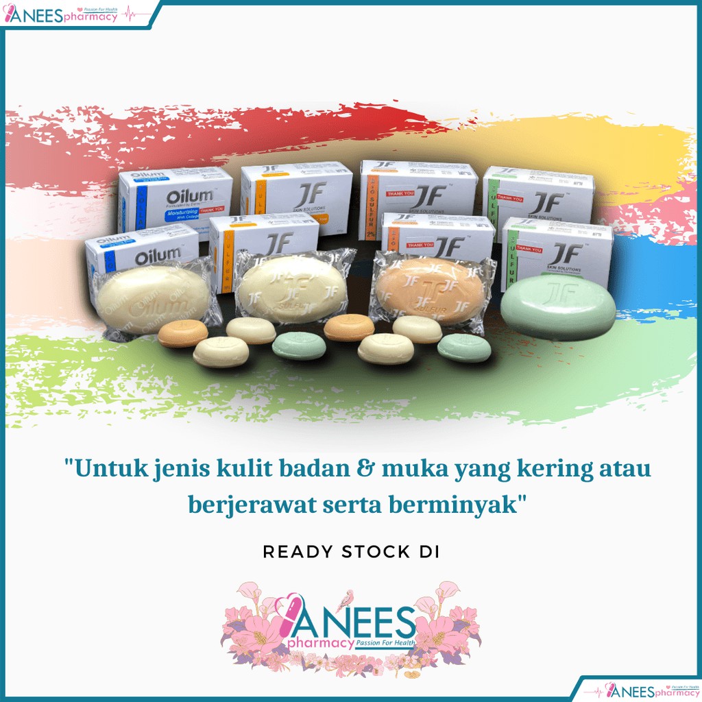 Jf & Oilum Bar Soap - For problematic skin (ringworm, scabies, dry ...