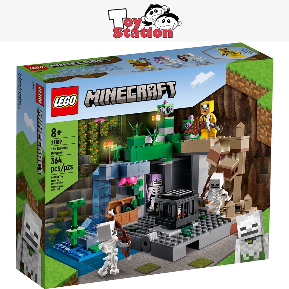 LEGO Minecraft 21189 The Skeleton Dungeon | Shopee Singapore