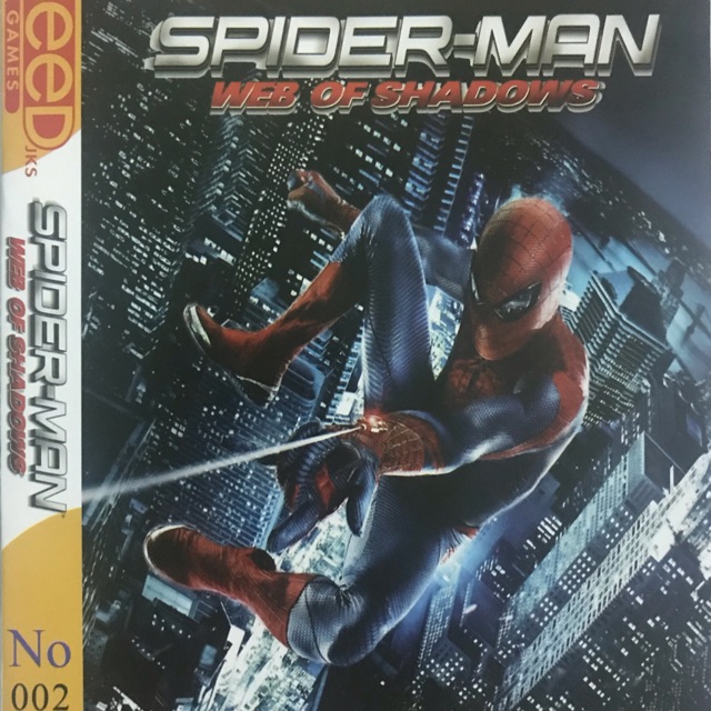 Spider-Man: Web of Shadows ps2 Game Disc | Shopee Singapore