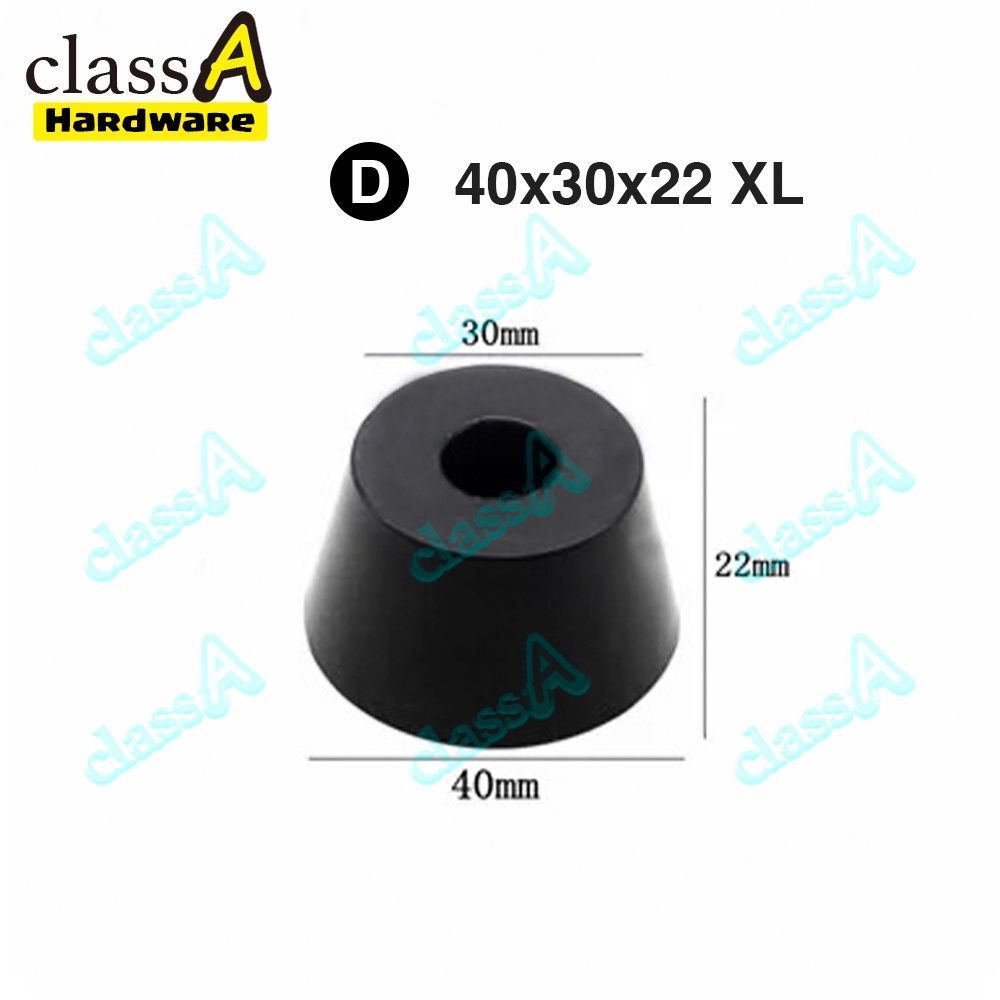 ClassAHW Black Rubber Stopper Bumper Bushing for Door Gate Grill Getah ...