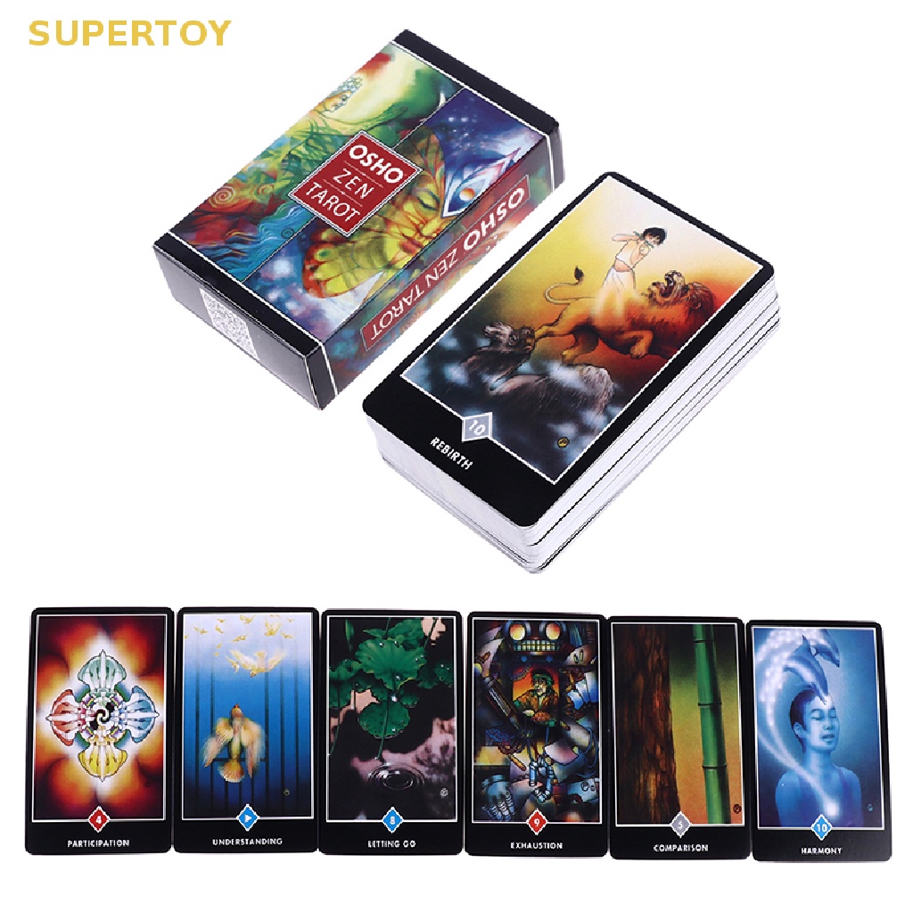 SUPERTOY Osho Zen Tarot Cards Prophecy Divination Deck Family Party ...