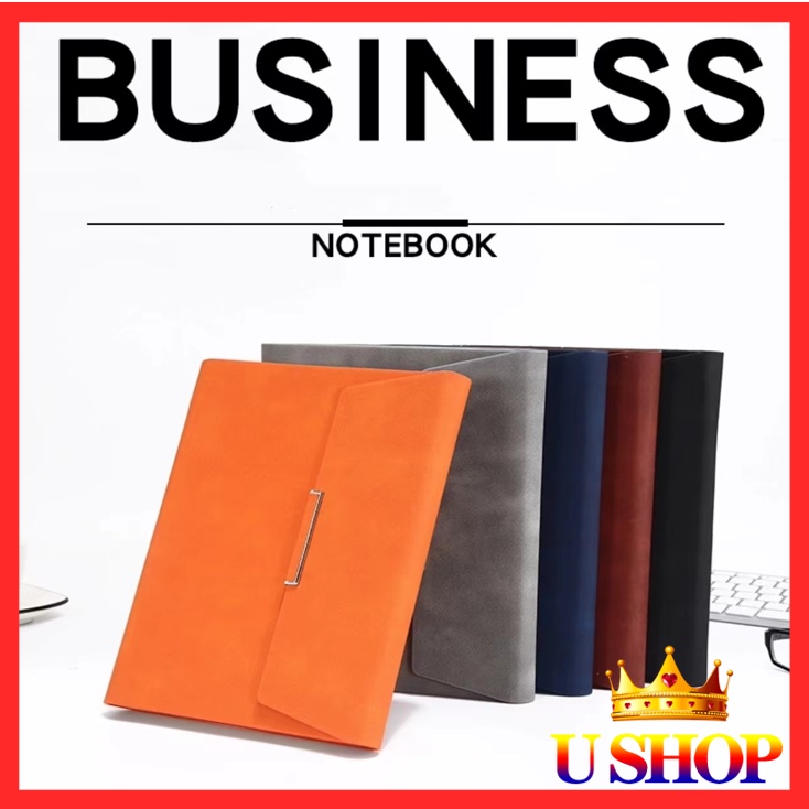 Refillable A5 Loose-leaf Notebook PU Leather Planner Business Chic ...