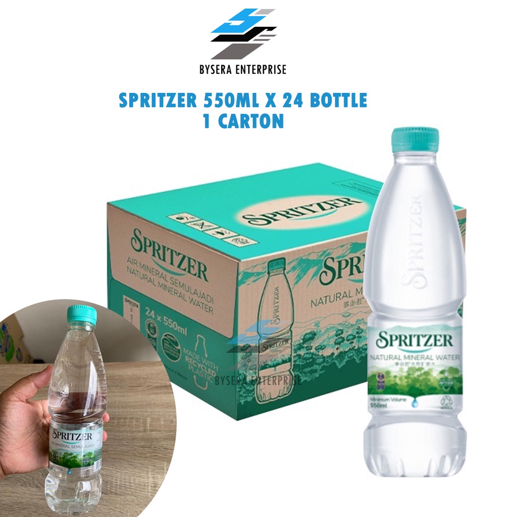 SPRITZER Mineral Water 550ml X 24 bottle 1 Carton | Shopee Singapore