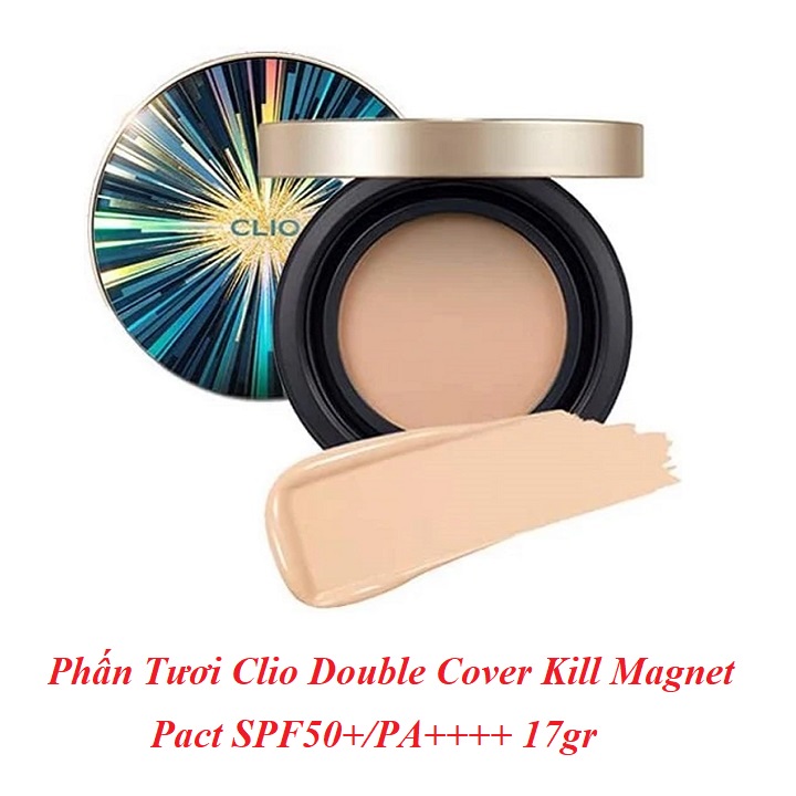 Clio Double Cover Kill Magnet Pact Fresh Powder SPF50+ / PA ++ + 17gr ...