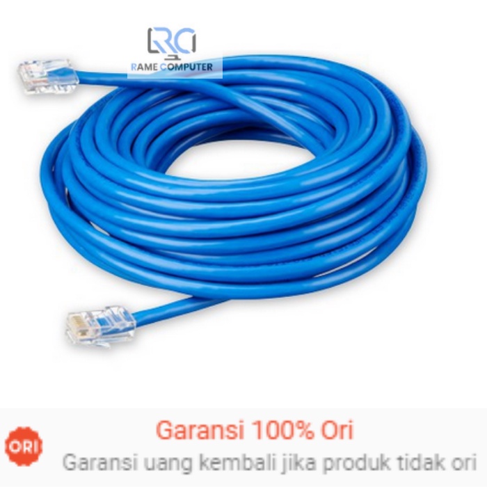 LAN CABLE 25M CAT5E PATCH CORD UTP 25 METERS COMPLETE RJ45 CAT5 ...