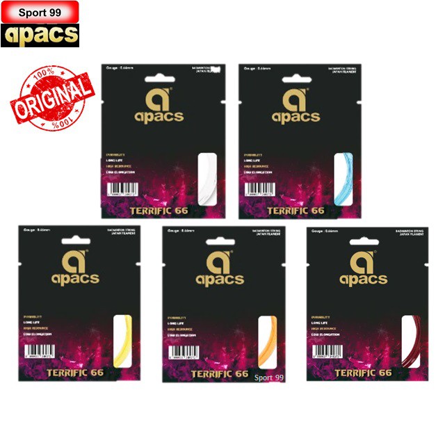 Apacs Terrific 66 Badminton String (1 Pcs) | Shopee Singapore