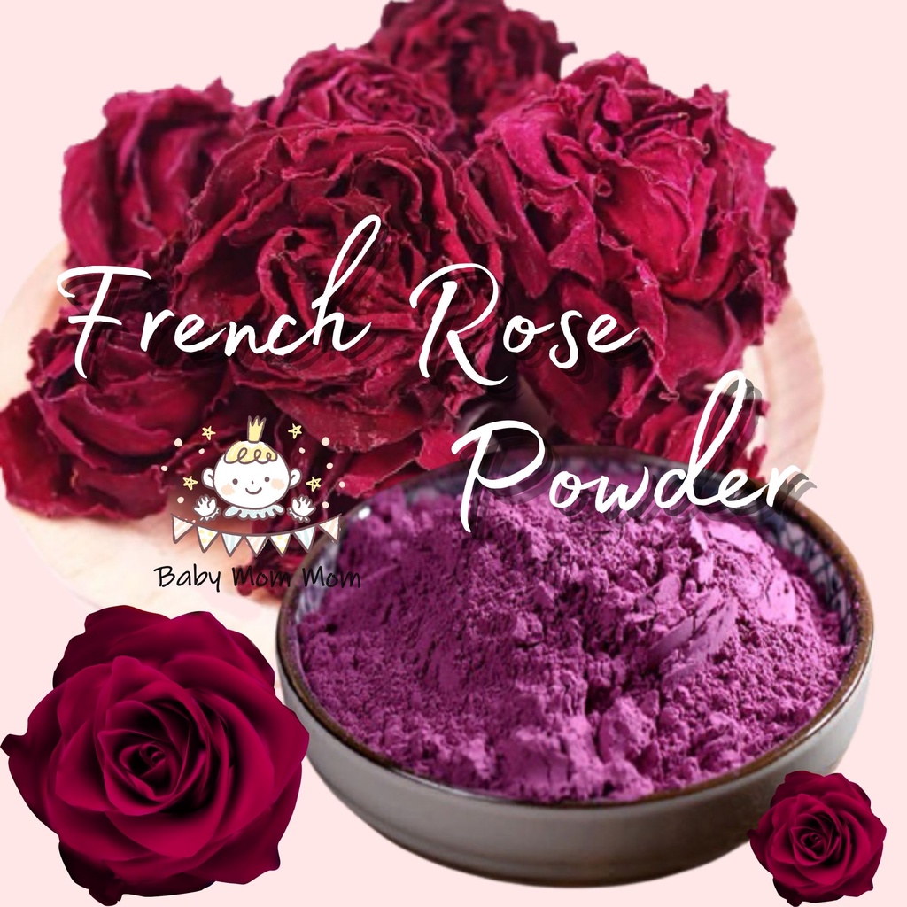 Rose Powder / Edible Premium French Rose Flower -Serbuk Ros -玫瑰花粉 ...