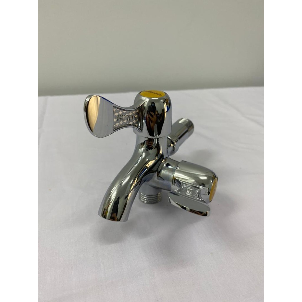 2 Ways Tap Double Head Faucet (Heavy Duty) | Shopee Singapore