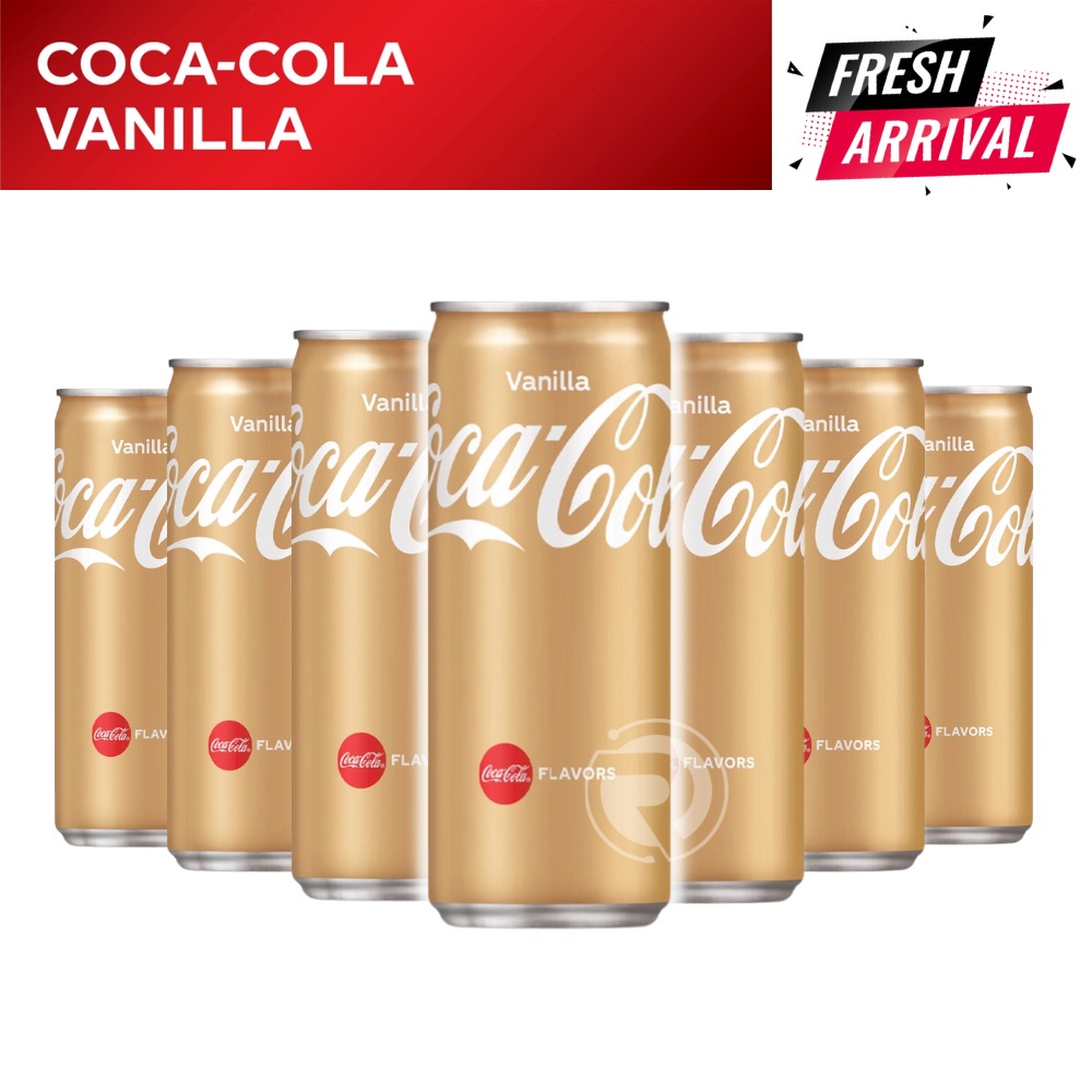 (NEW) Coca-Cola Vanilla Coke Carton (320ml x 12 Cans / 300ml x 24 Cans ...
