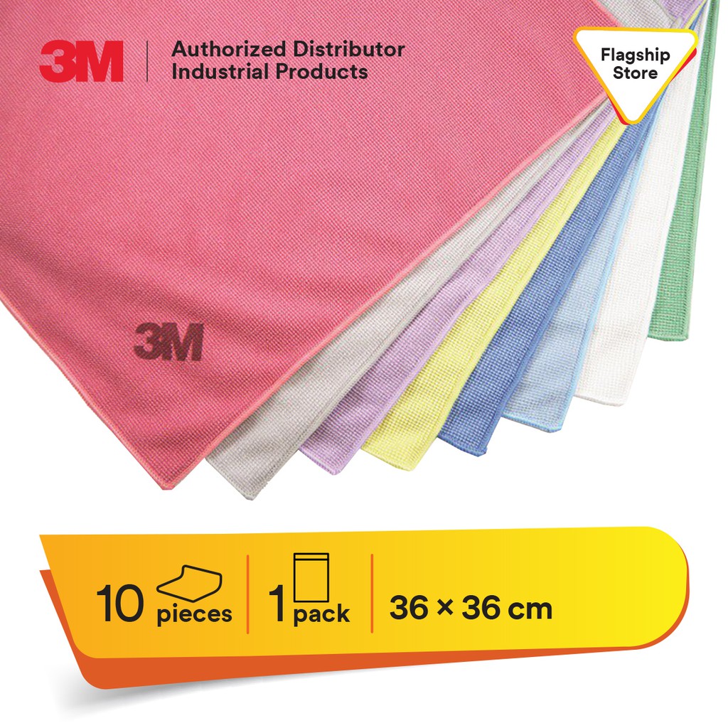 3M™ Scotch-Brite™ Microfiber High Performance Cloth SQ21, 36X36CM 10/PK ...