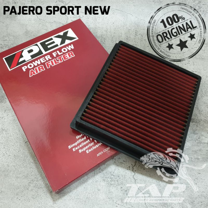 AIR FILTER - ORIGINAL RACING PAJERO SPORT NEW APEX AIR FILTER | Shopee ...