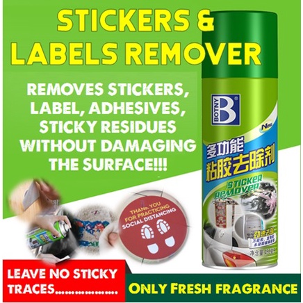 BOTNY STICKER REMOVE SPRAY - Sticky Residue Remover Car Window Film ...